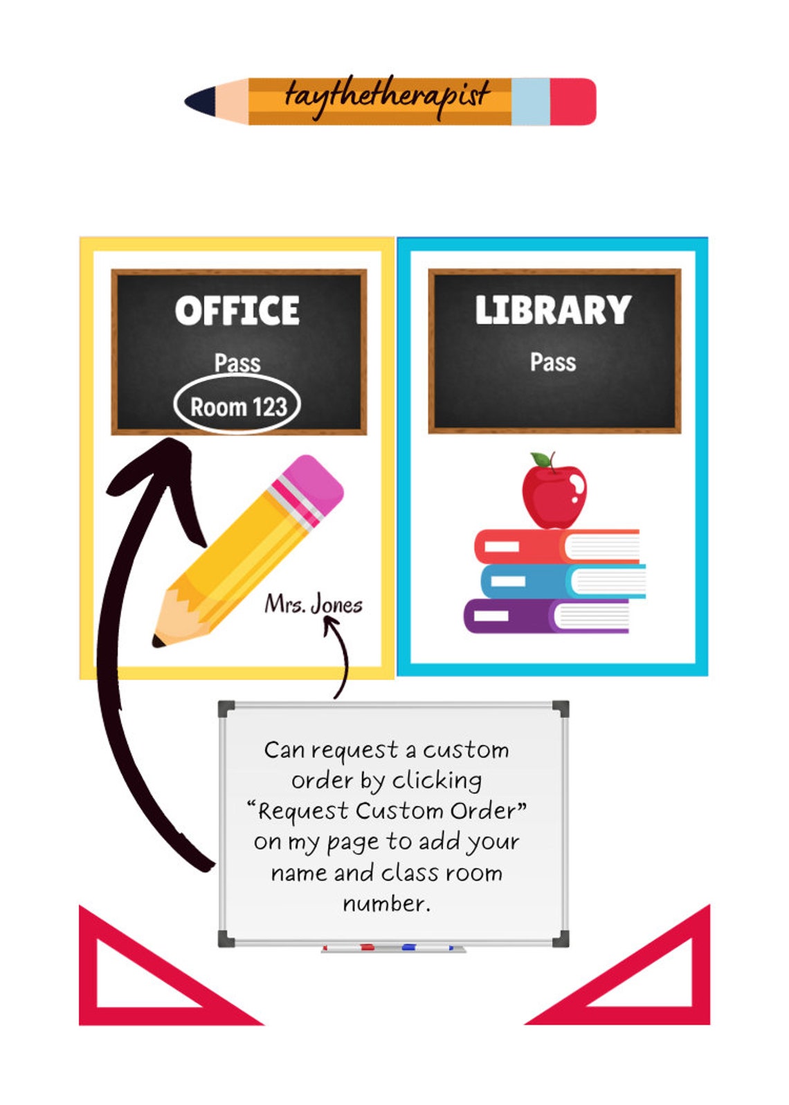 Classroom Hall Passes for Teachers, Printable and Custom Hall Passes ...