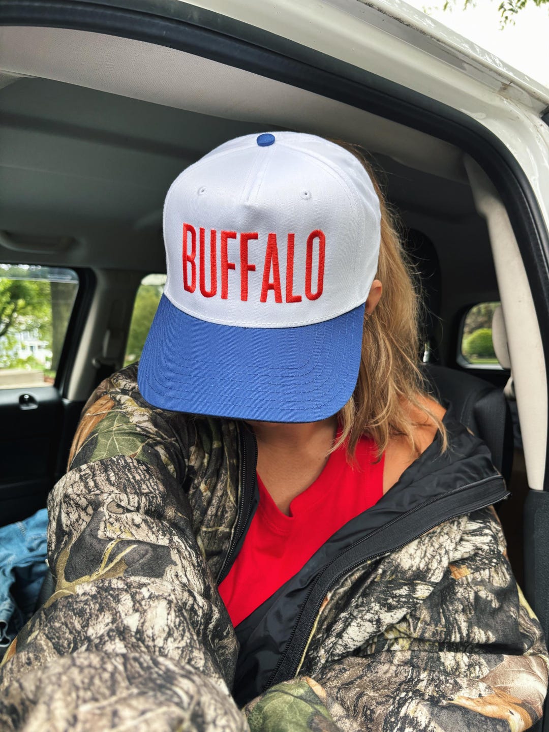 Buffalo Embroidered Trucker Hat - Etsy