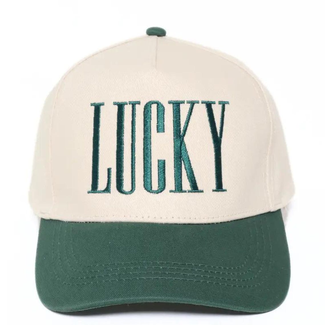 LUCKY St. Patty's Day Embroidered Trucker Hat - Etsy