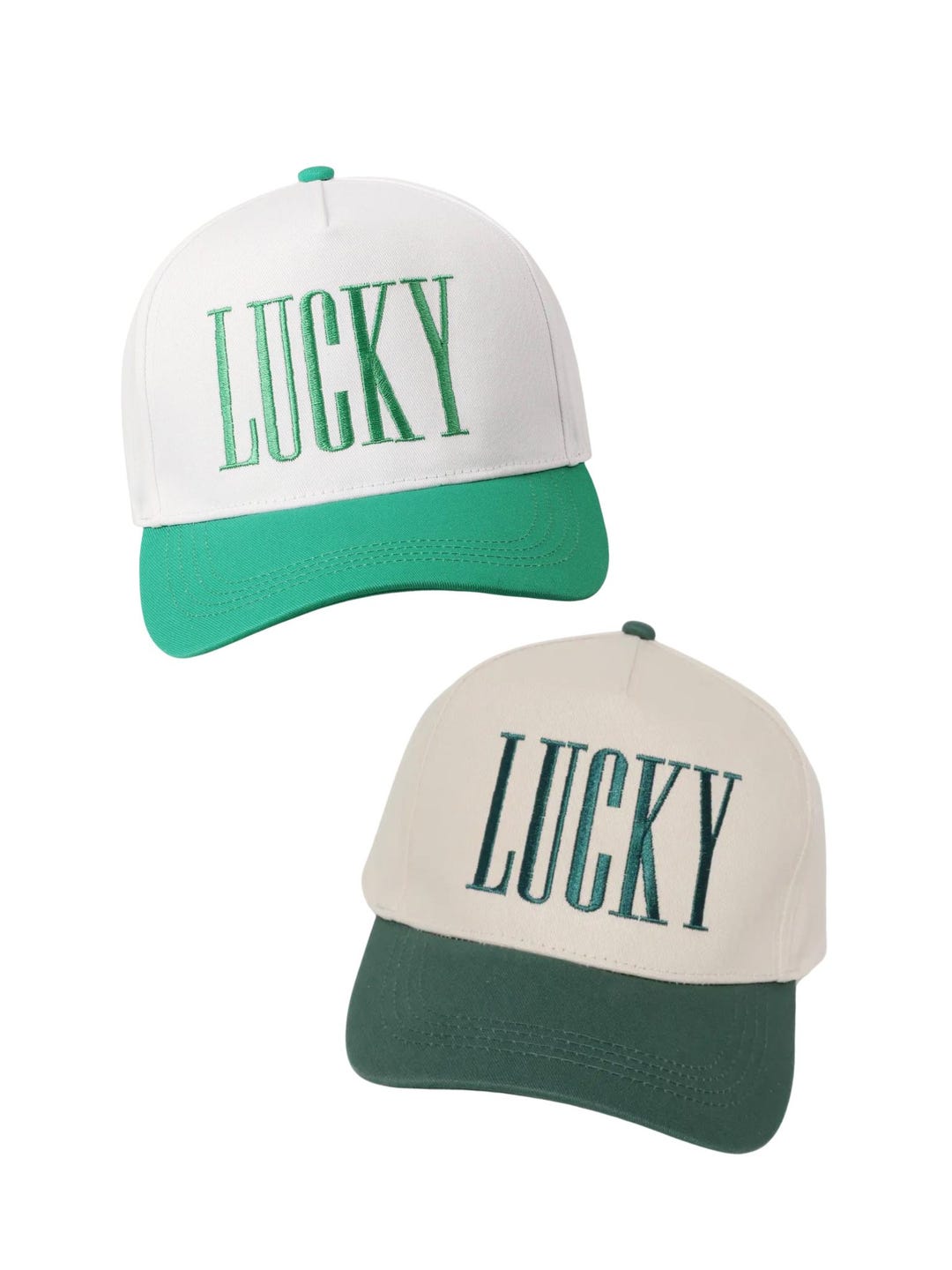 LUCKY St. Patty's Day Embroidered Trucker Hat - Etsy
