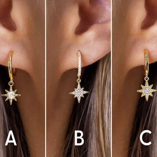 Star Earrings - Etsy