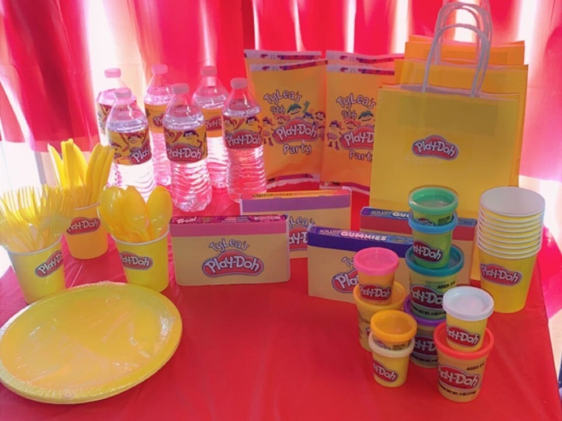 Play Doh Water Bottle Labels Digital Printables - Etsy