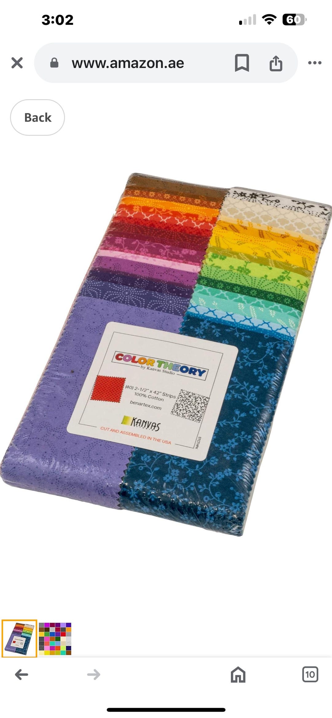 Strip Pak "color Theory" by Kanvas Studio for Benartex • OOP • HTF ∙ ...