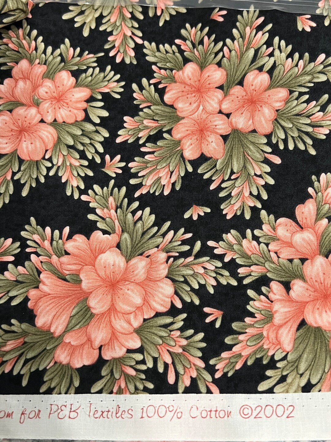 Fabric Azalea Trail by Nancy Odom for P&B Textiles 2002 - Etsy