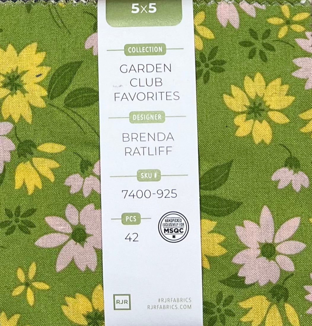 Garden Club Favorites Charm Pack by Brenda Ratliff for RJR - Etsy