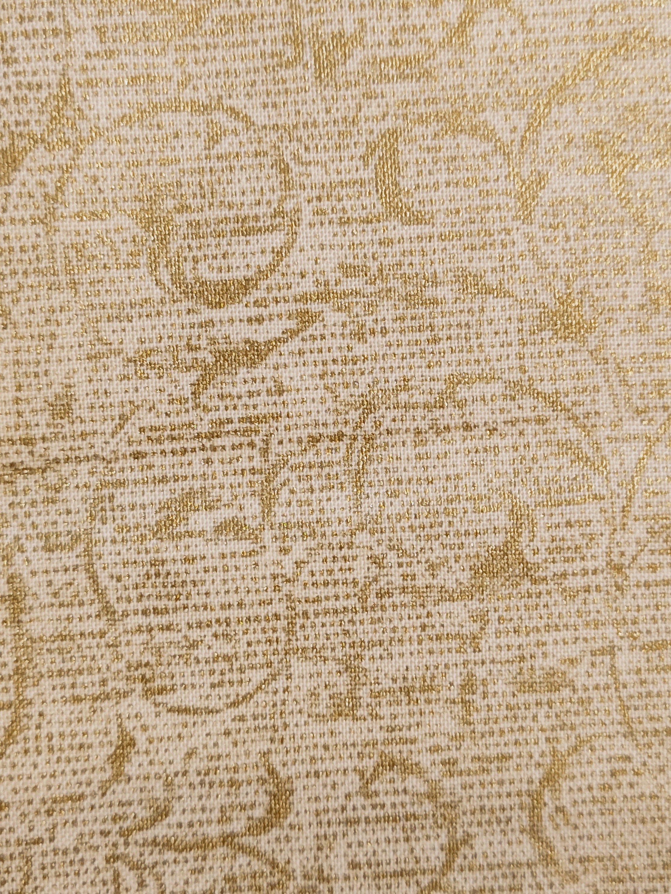 Fabric Metallic-gold Crackles and Swirls - Etsy