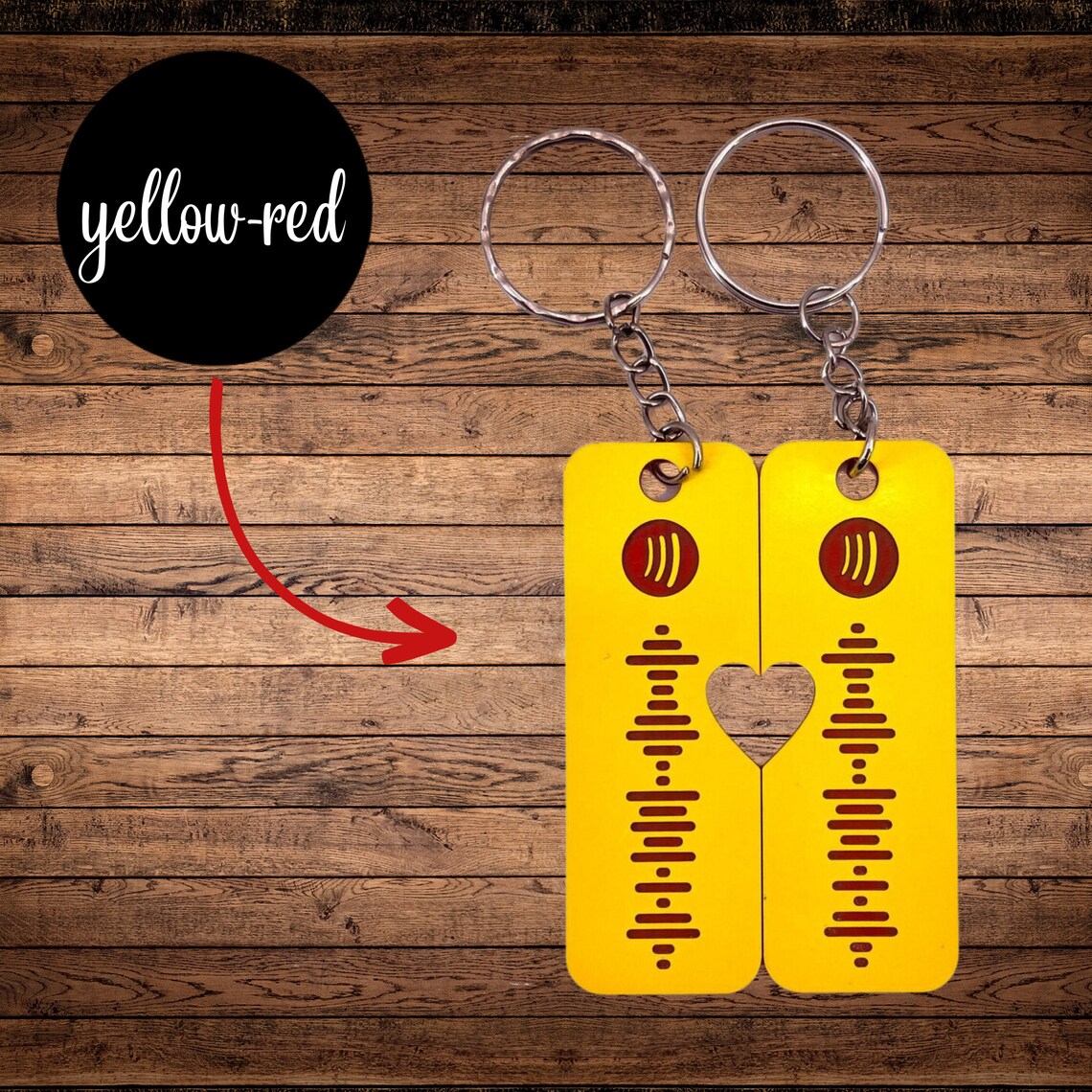 Spotify Keychain Custom Personalized Music Code Unique Engraved Keyring ...
