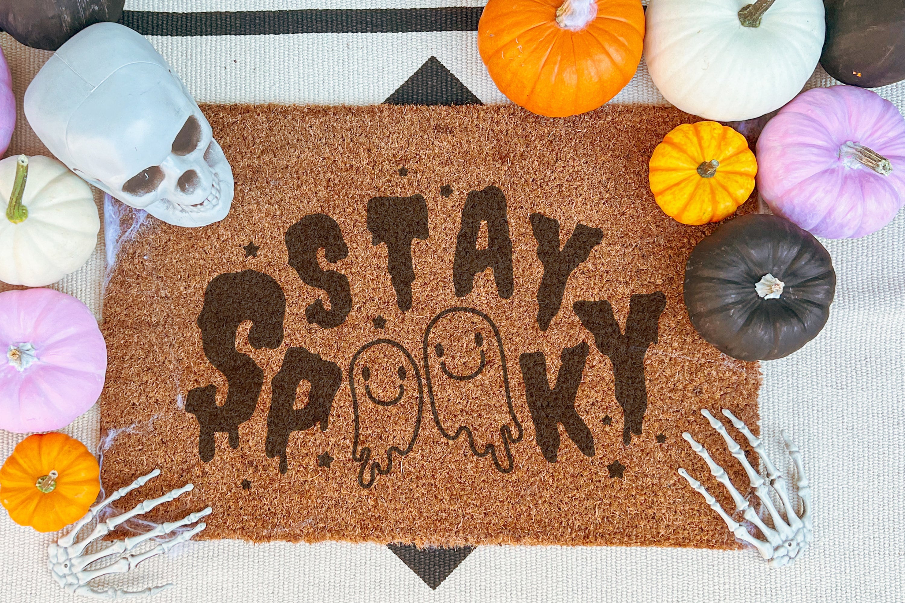 Stay Spooky Halloween Doormat Spooky Scary Creepy Door Mat sold by ...