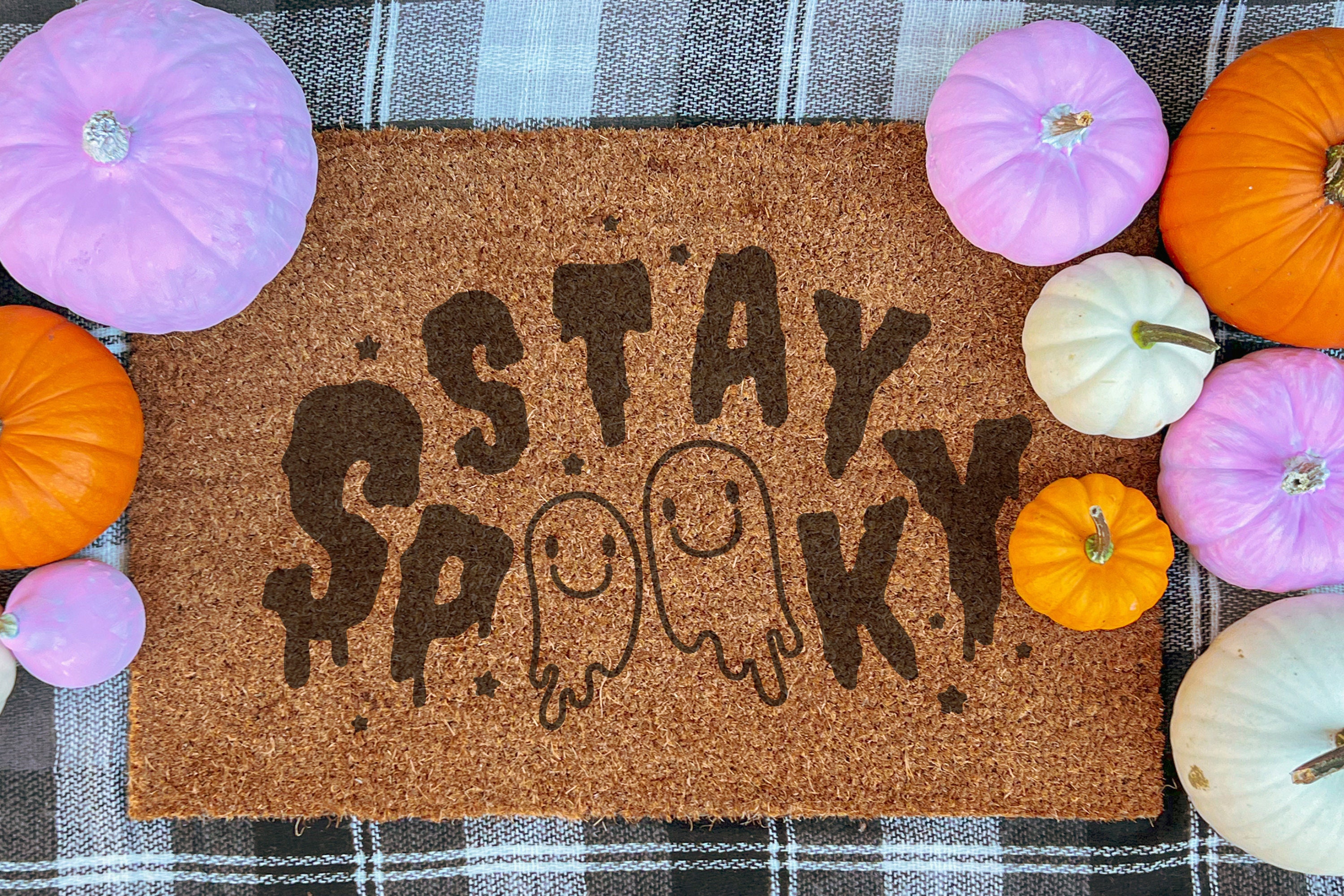 Stay Spooky Halloween Doormat Spooky Scary Creepy Door Mat sold by ...