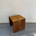 Outdoor Table Made of Corten Steel, Garden Table Made of Corten, Side ...