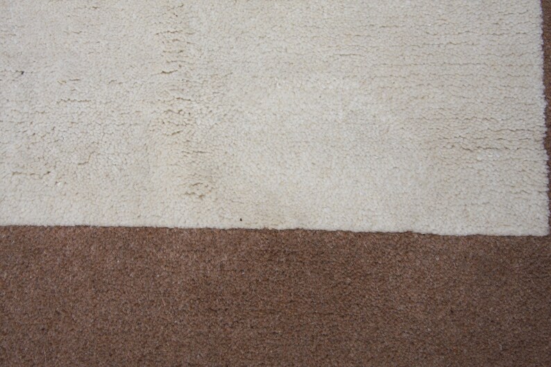 Tibetan Wool Handmade Rug, Contemporary , Art Deco Carpet White - Etsy