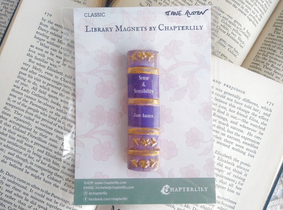 Sense and Sensibility by Jane Austen Fridge Magnet Antique - Etsy
