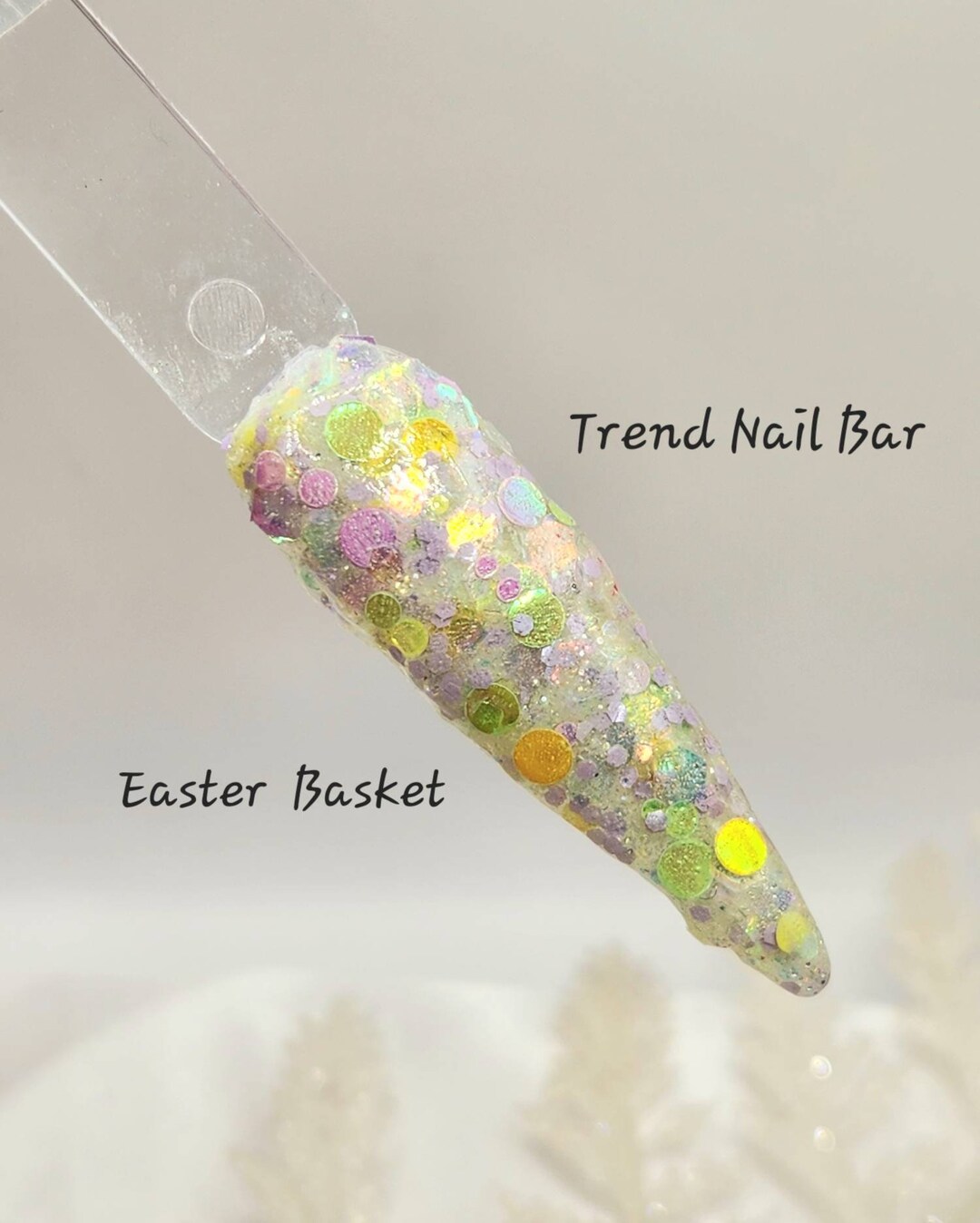 Easter Basket Dip Powder, Green Glitter, Green Glitter Dip Powder, Nail ...