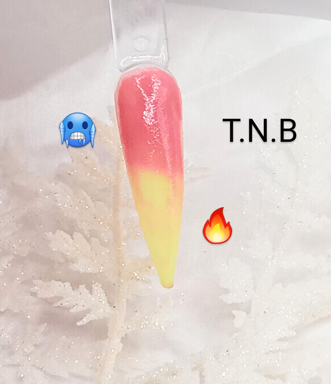 Mango UV Color Thermal Nail Dip Powder, Color Changing Dip Powder ...