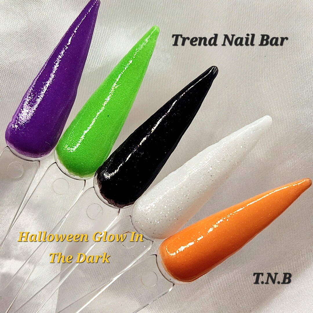 Raven- Glow Dip Powder, Halloween Dip Powder, Dip Powder for Nails ...