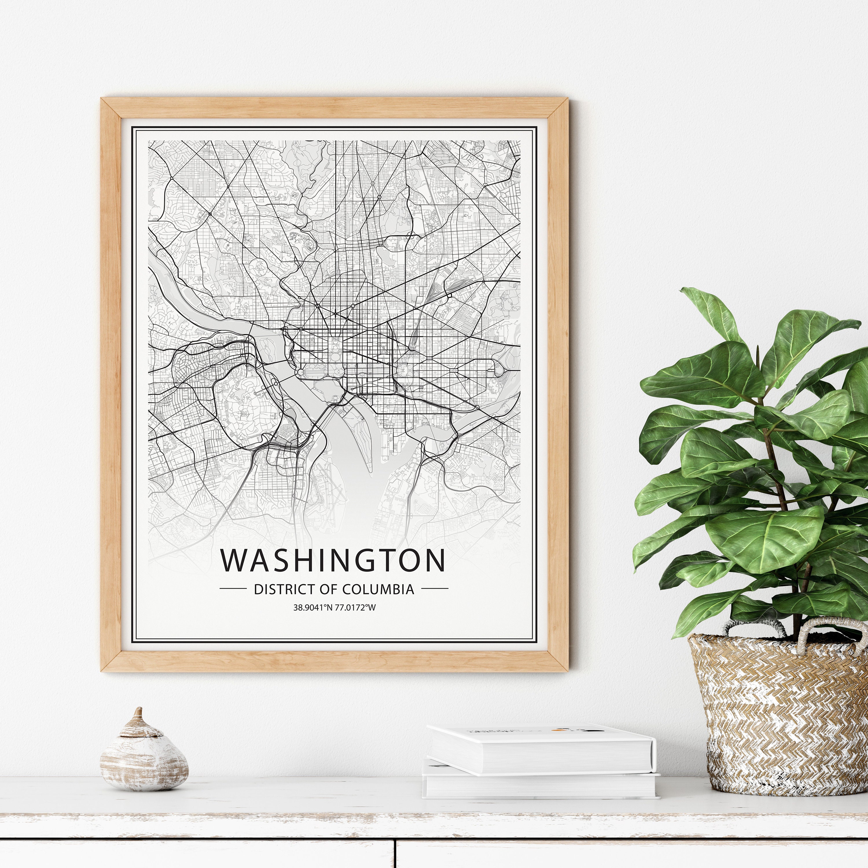 100 Pieces U.S. City Prints, City Map Bundle, City Map Decor, City Map ...
