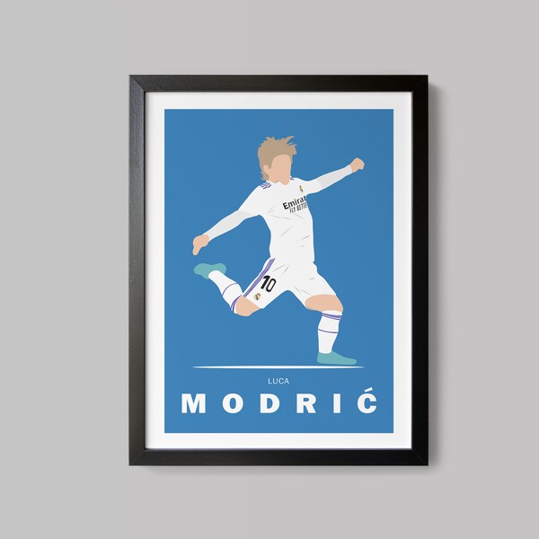 Modric Football Poster - Etsy