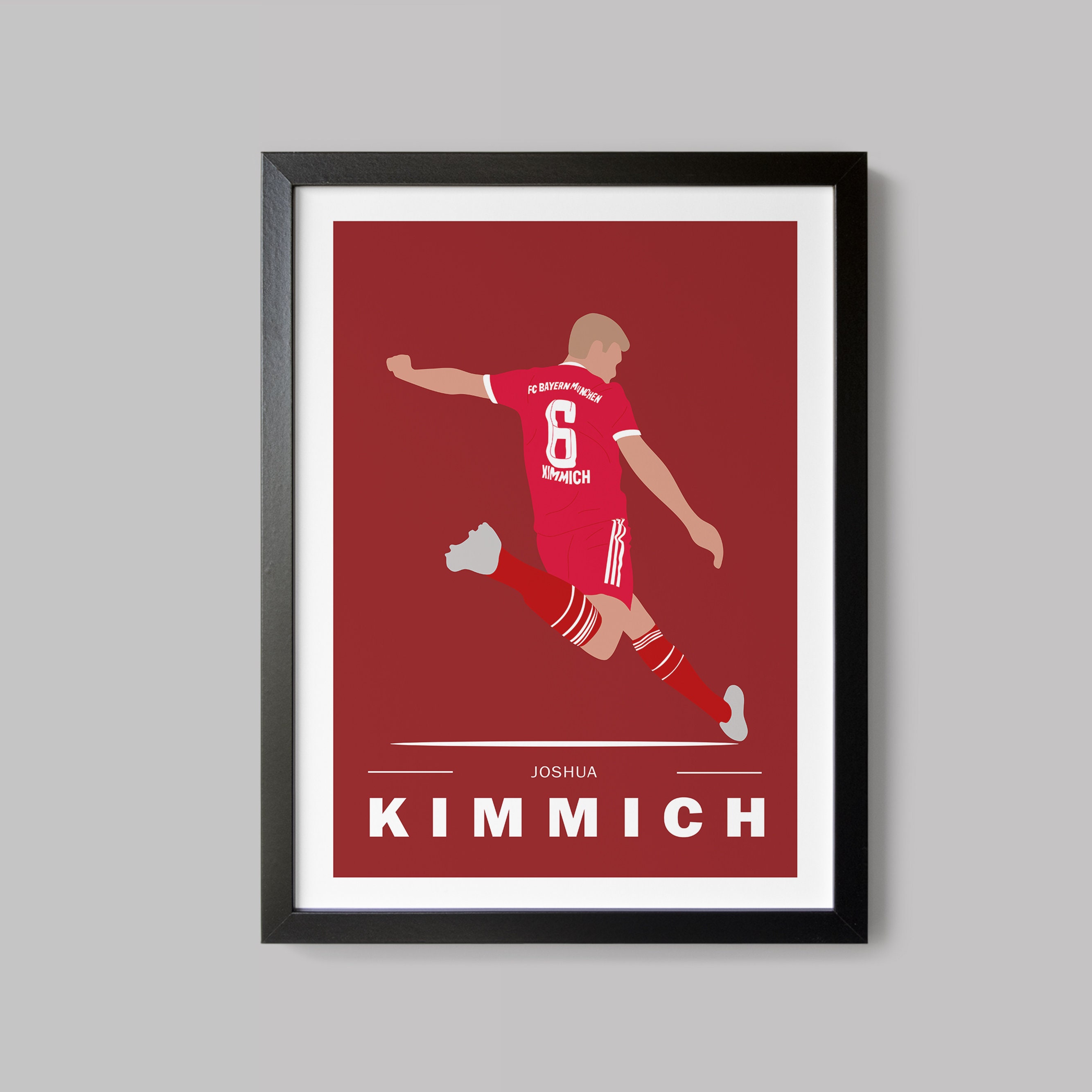 Joshua Kimmich Print Bayern Munich Fan Gift Joshua Kimmich - Etsy