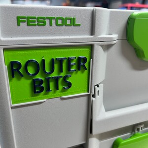 Festool Systainer Custom Slide-in ID Cards - Etsy