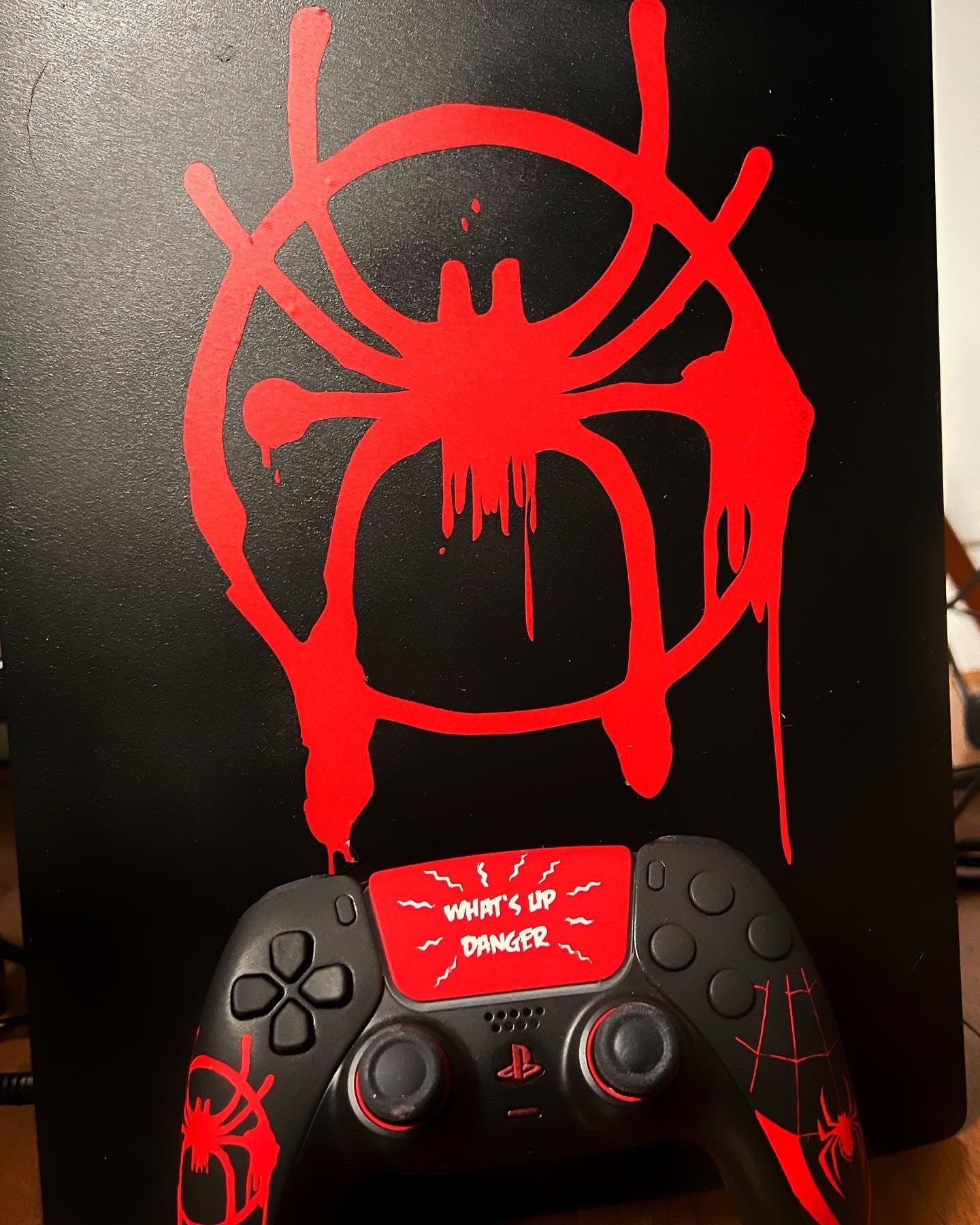 Custom Painted Miles Morales Themed PS5 Controller - Etsy