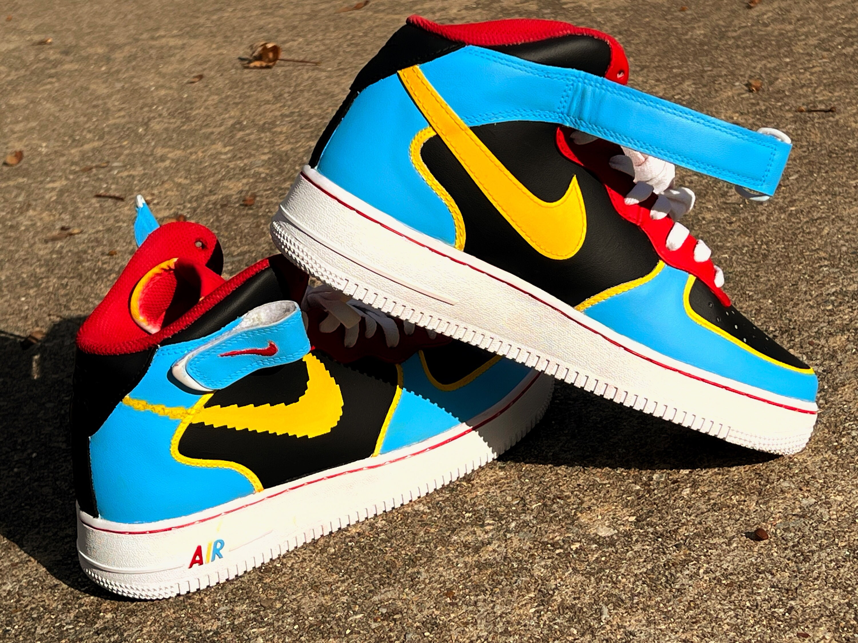 Retro Gaming Custom Themed Air Force 1 - Etsy