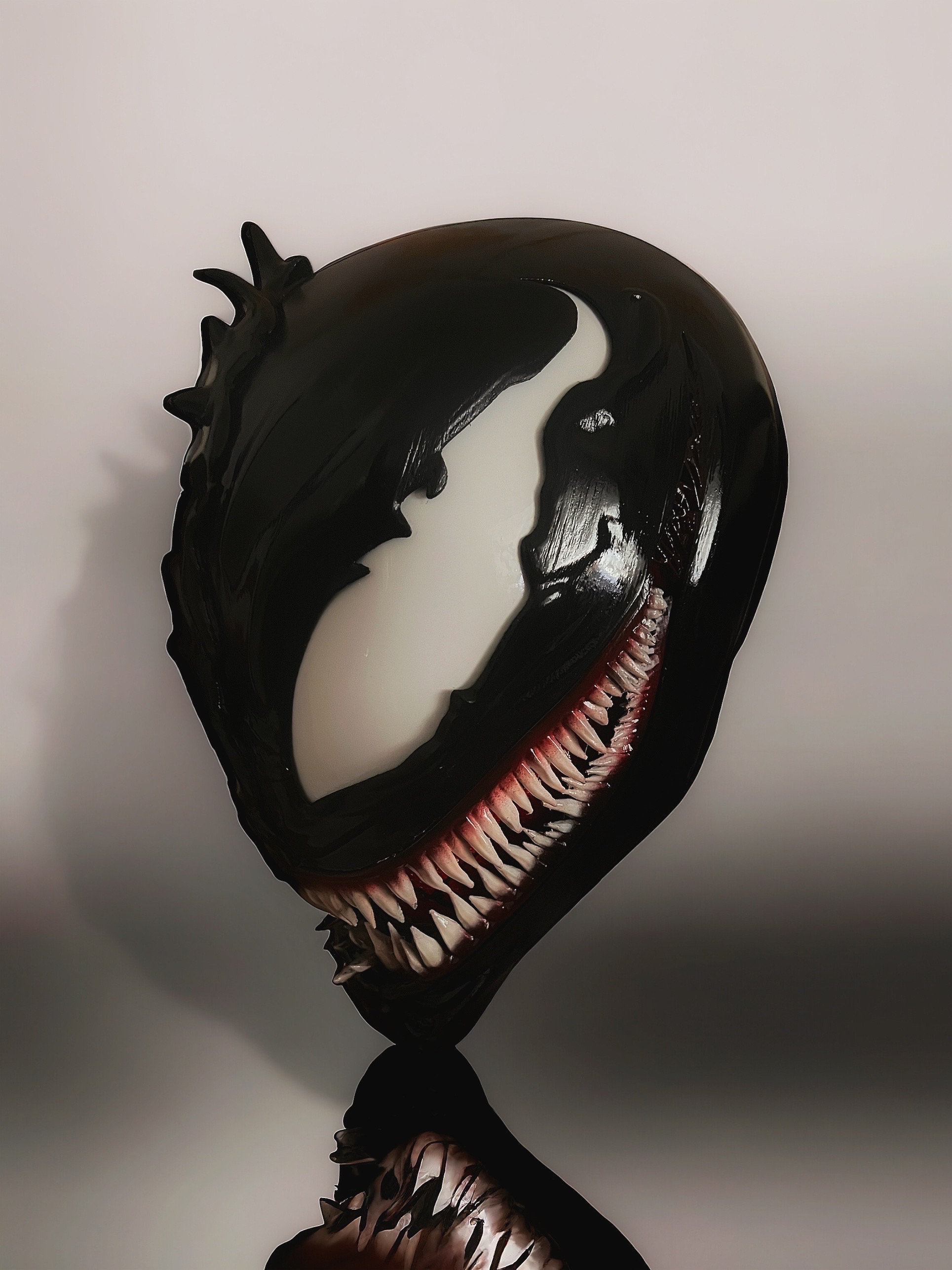 Venomized Spider-man Helmet - Etsy