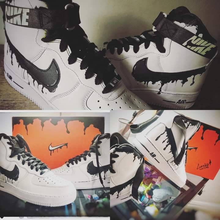 Custom Hightop Nike Drip - Etsy