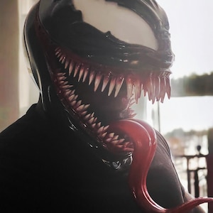 Venom 3d Printed Helmet - Etsy