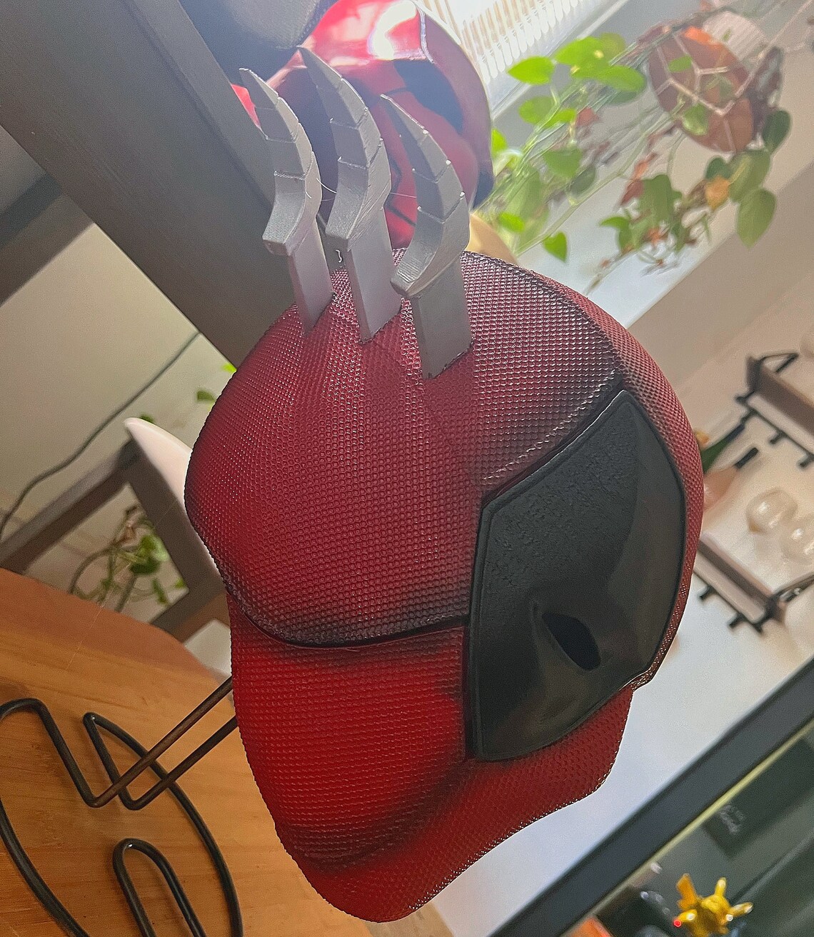 Stabbed Deadpool Helmet - Etsy