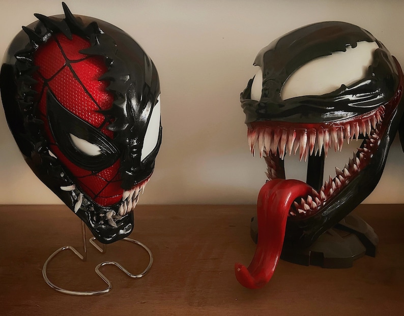 Venomized Spider-man Helmet - Etsy