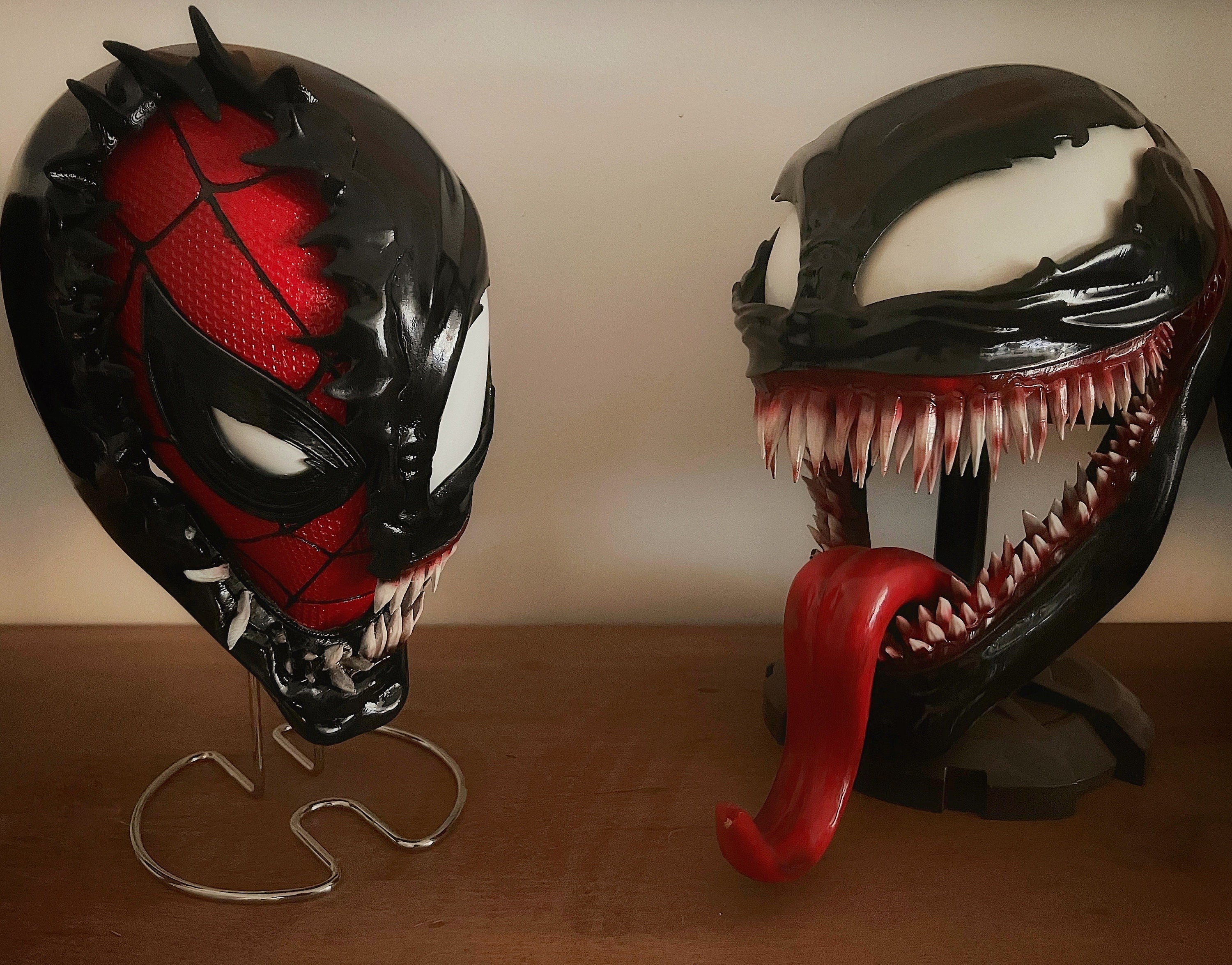 Venomized Spider-man Helmet - Etsy