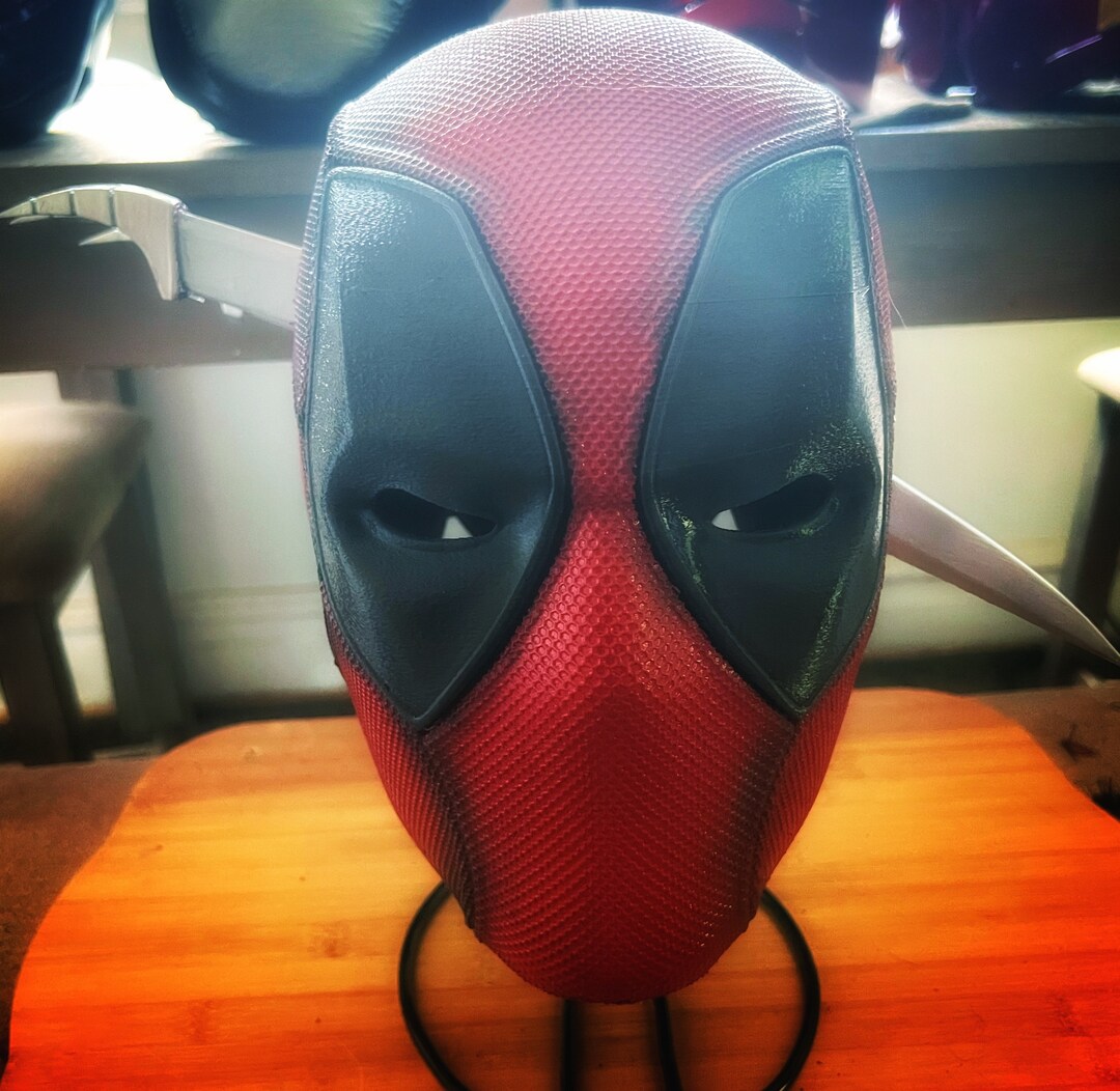 Stabbed Deadpool Helmet - Etsy