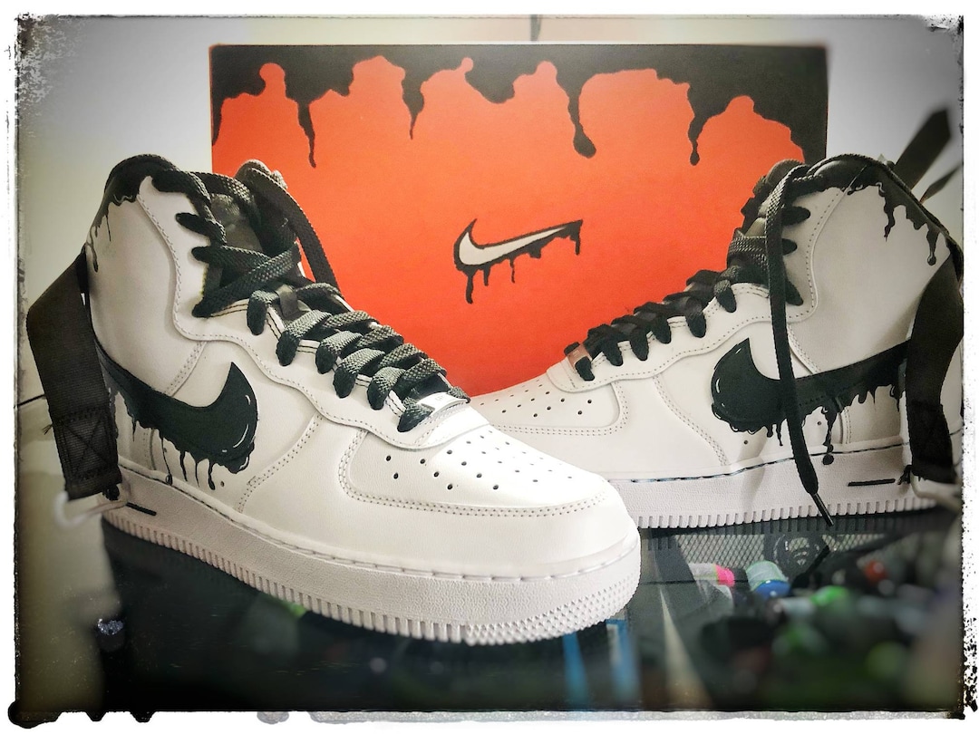 Custom Hightop Nike Drip - Etsy