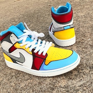 Tooned Jordan 1’s - Etsy