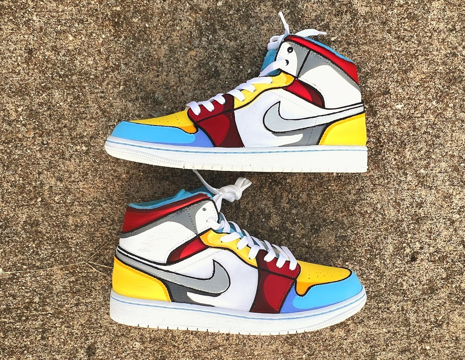 Tooned Jordan 1’s - Etsy