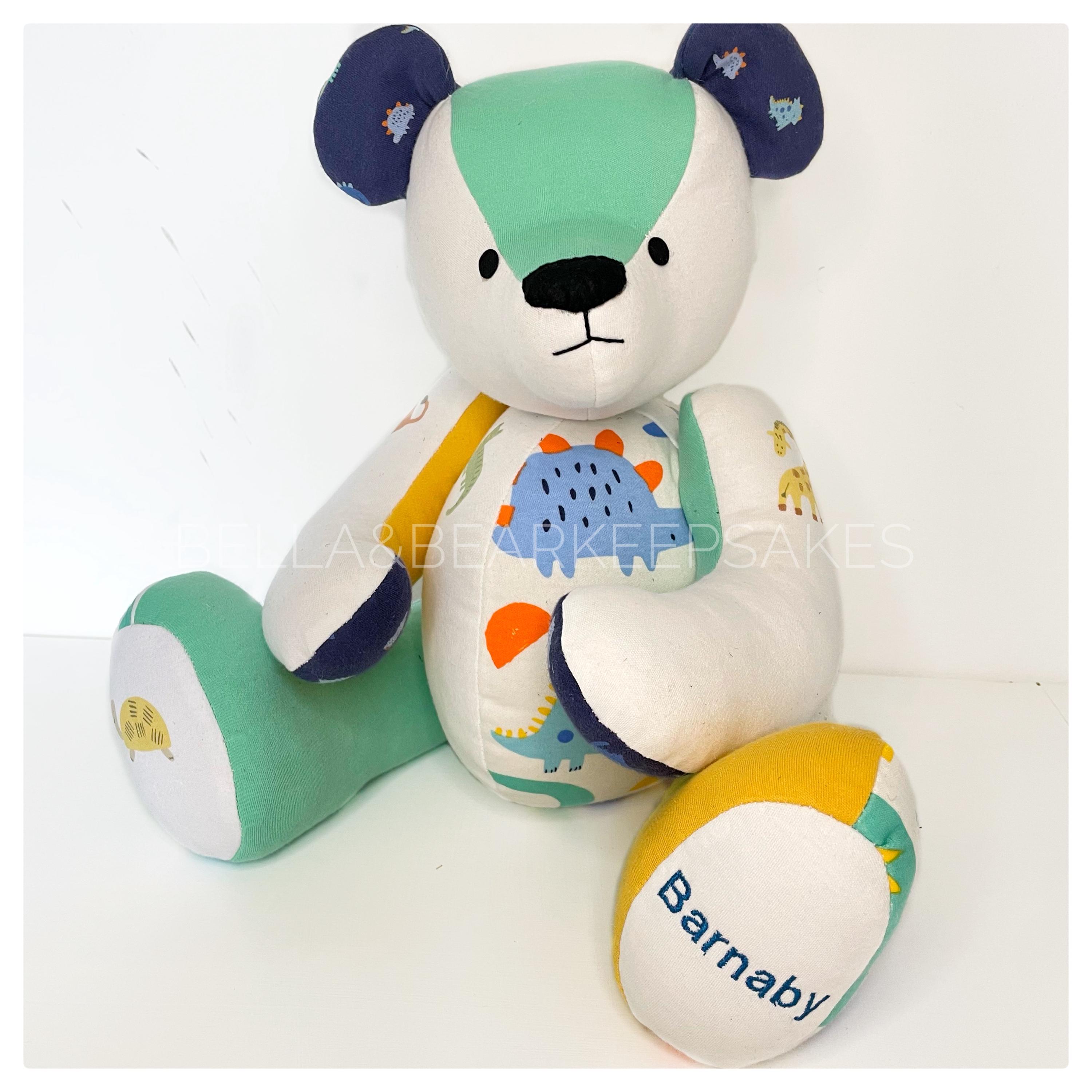 Barnaby Memory Bear Sewing Pattern, Fully Jointed Teddy Bear, PDF ...