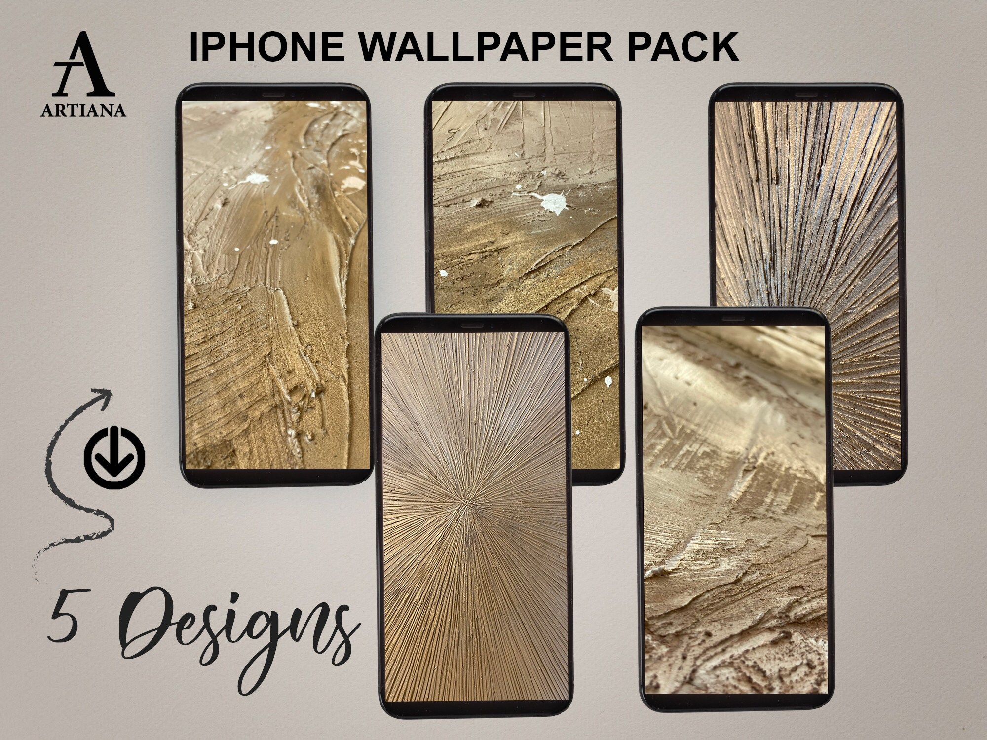 Gold Color Iphone Wallpaper