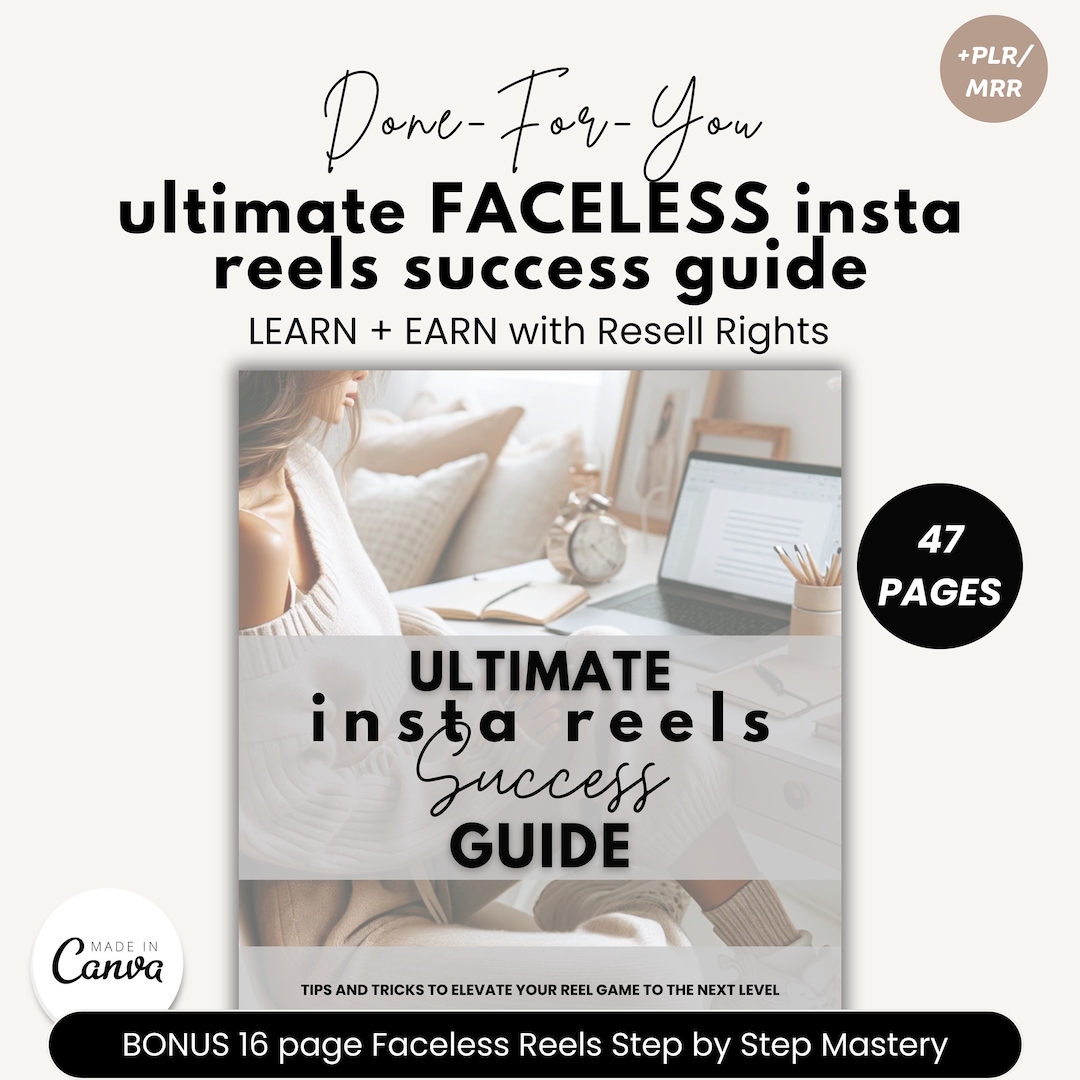 Faceless Reels, Reel Guide, Content Strategy, Faceless Digital ...