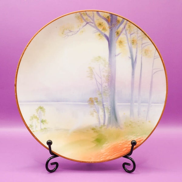 Antique Forest Plate - Etsy