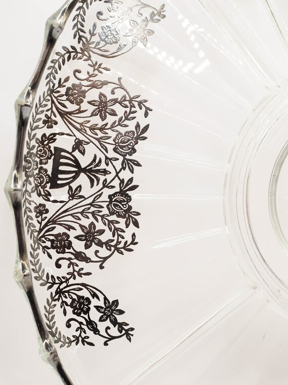 Kitchen & Dining Bowls Vintage Silver Overlay Tri-Divided Dish Home ...