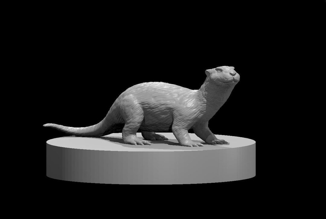 Otter Miniature Model for D&D Dungeons and Dragons, Pathfinder and ...