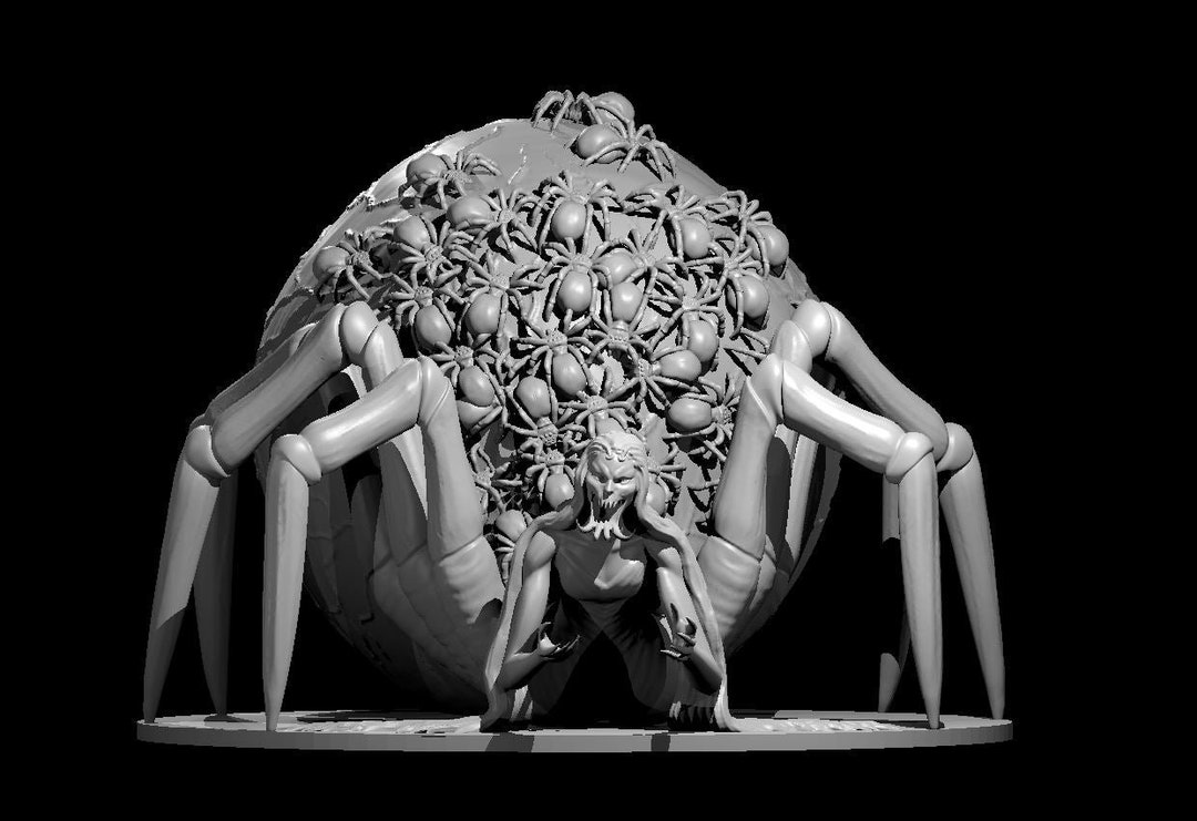 Arasta of the Endless Web Miniature Model for D&D Dungeons and Dragons ...