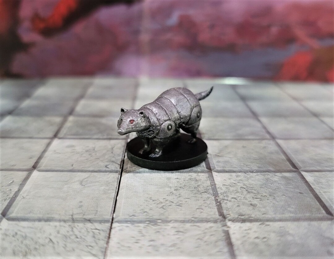 Steel Defender Badger Miniature - Etsy