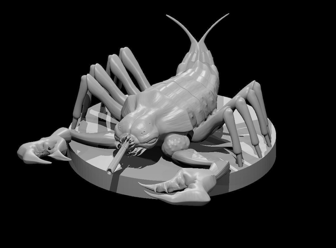 Cave Fisher Miniature Model for D&D Dungeons and Dragons - Etsy