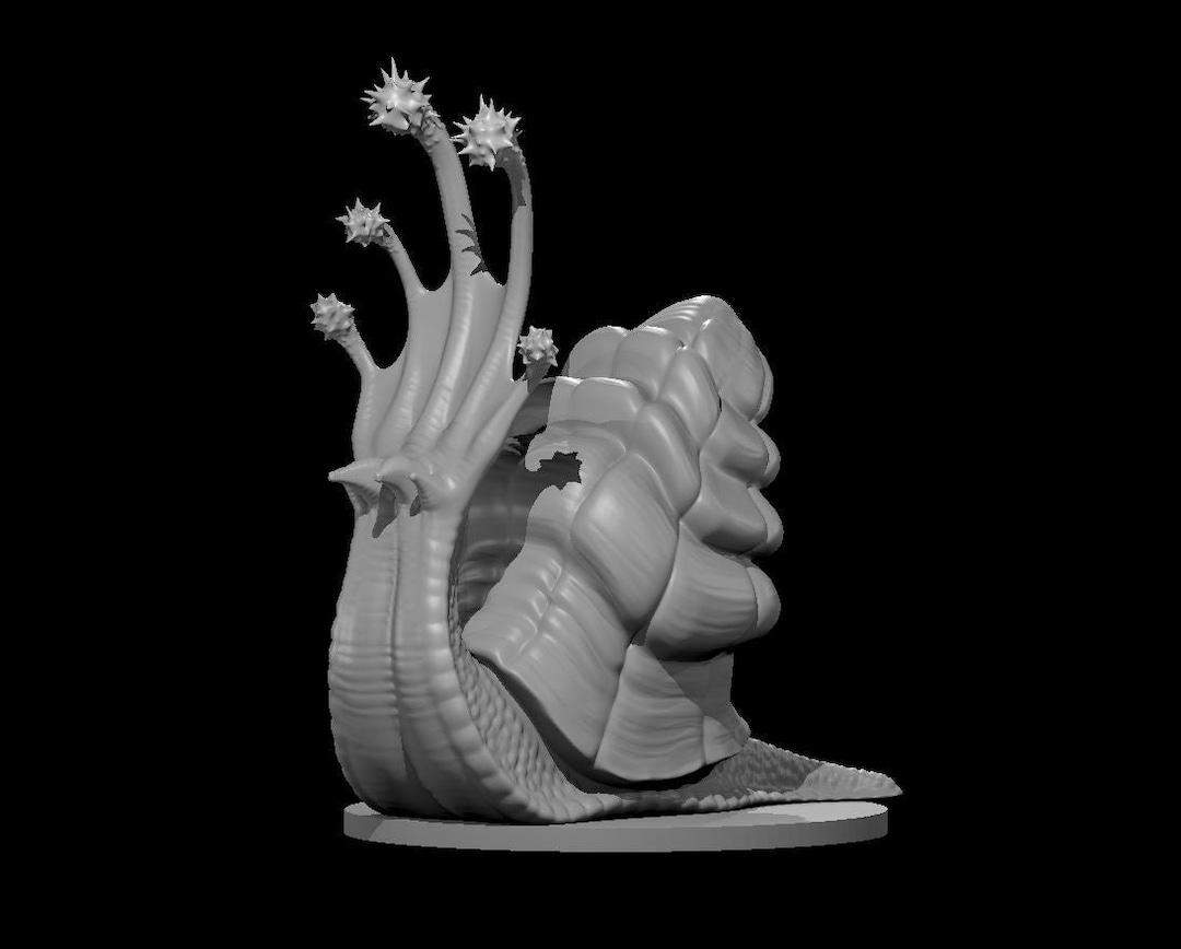 Flail Snail Miniature Model for D&D Dungeons and Dragons, Pathfinder ...