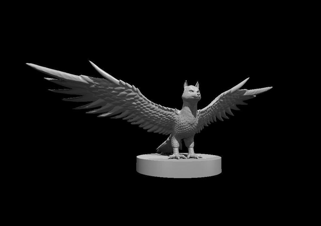 Simurgh Miniature Model for D&D Dungeons and Dragons, Pathfinder and ...