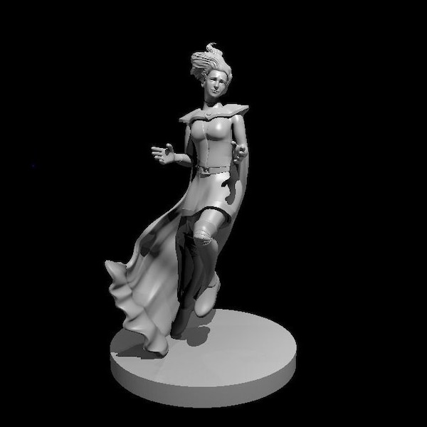 Human Female Sorcerer Miniature - Etsy