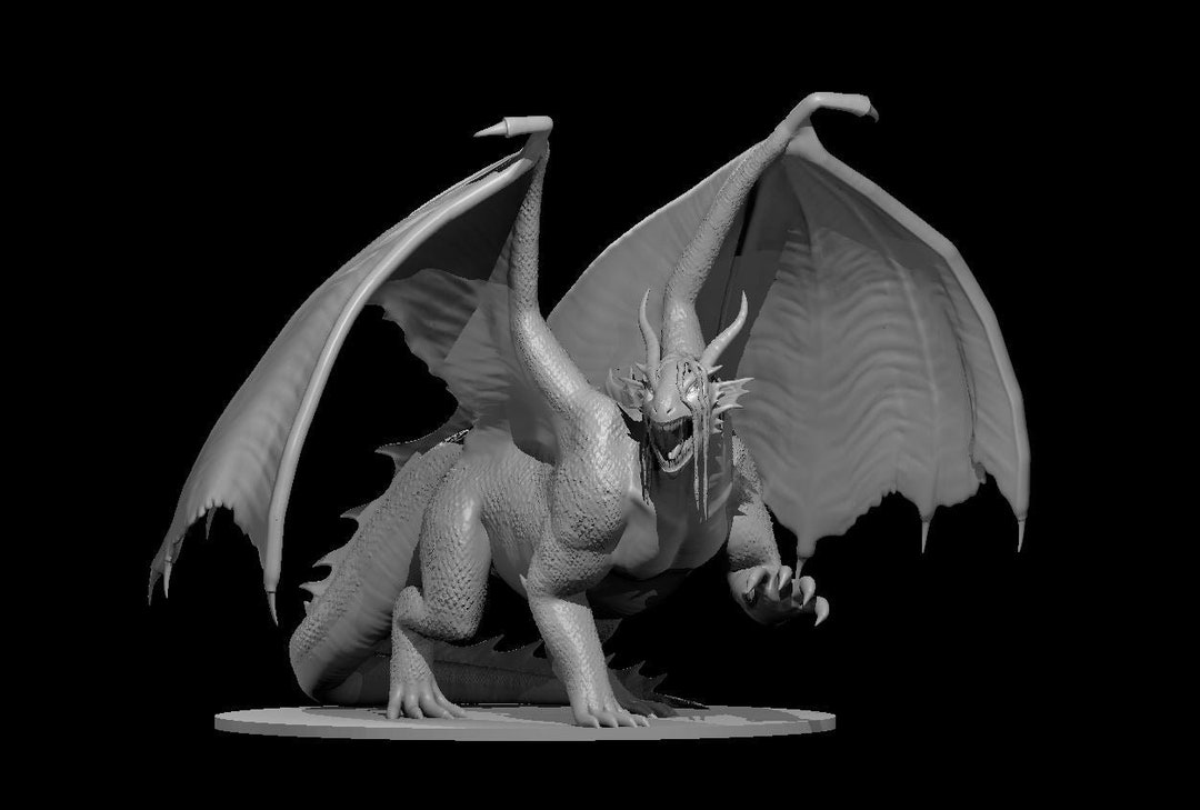 Dragonflesh Abomination Miniature Model for D&D Dungeons and Dragons ...