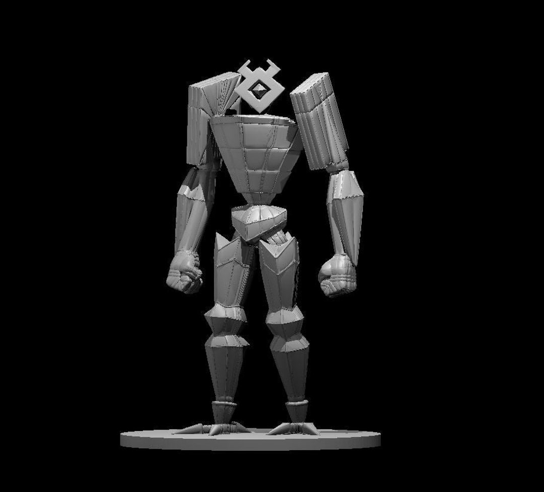 Gem Golem Miniature Model for D&D Dungeons and Dragons, Pathfinder and ...