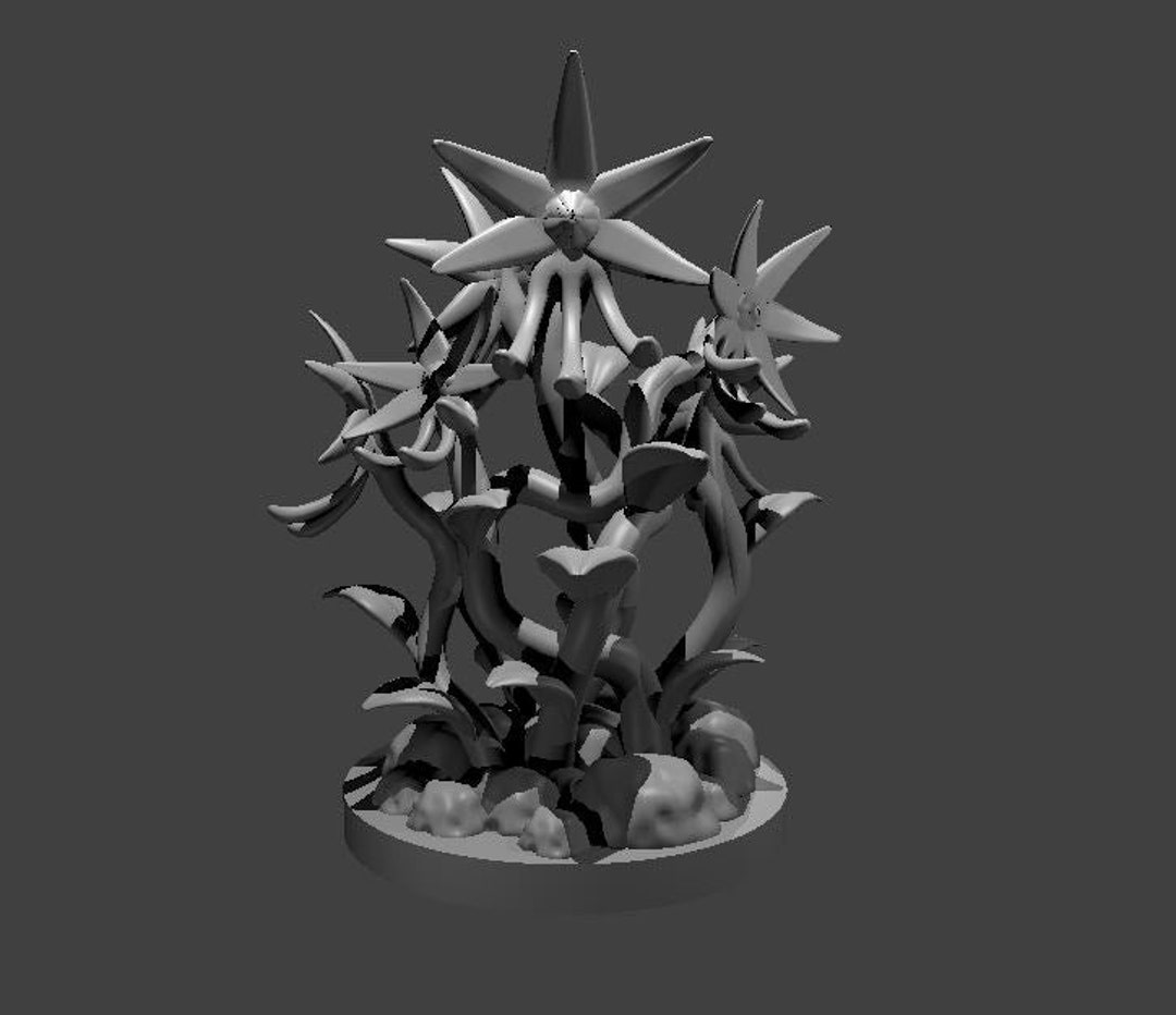 Yellow Musk Creeper Miniature Model for D&D Dungeons and Dragons ...